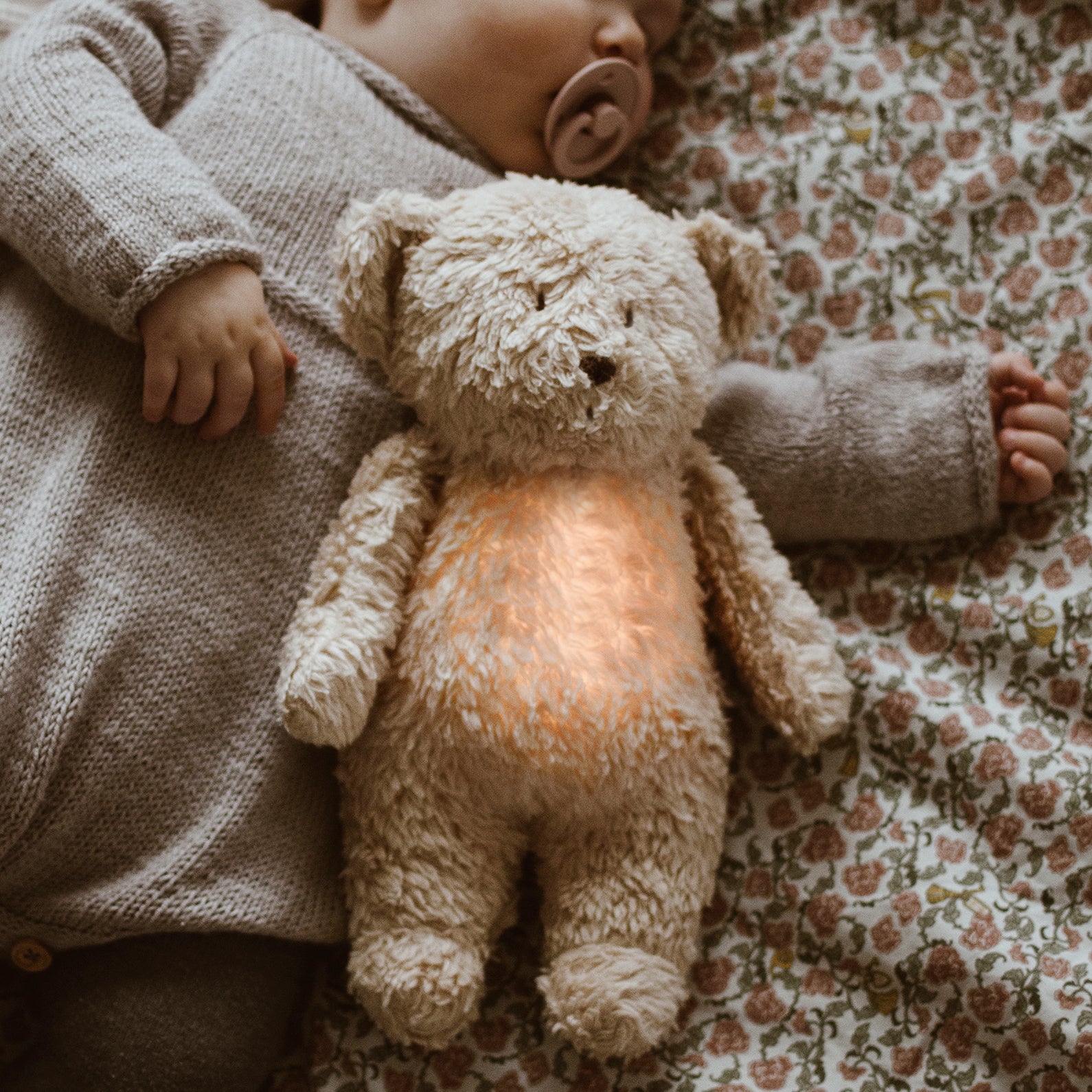 Moonie Organic Humming Bear - Sand | Soothing Sleep Aid for Babies ...